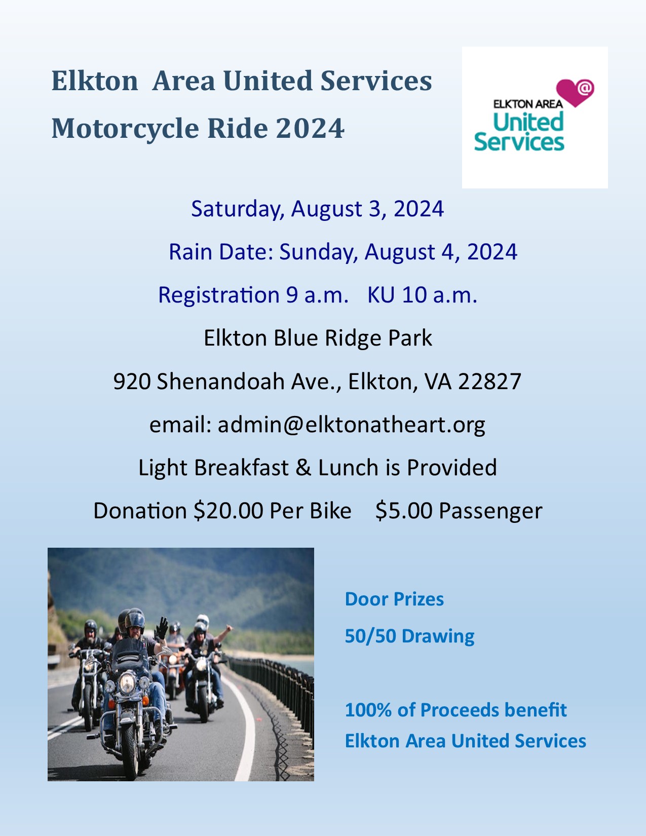 Motorcycle Benefit Ride – EAUS